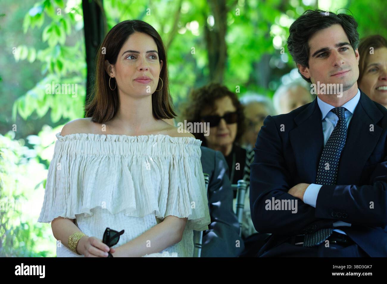 Madrid, Spain. 22nd May, 2025. Sofía Palazuelo and Fernando Fitz attend ...