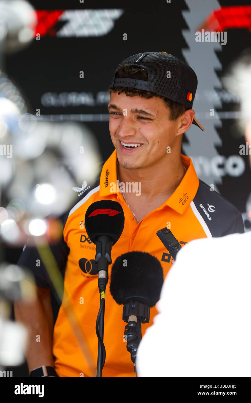 NORRIS Lando (gbr), McLaren F1 Team MCL39, portrait during the Formula 1 Tag Heuer Grand Prix de ...