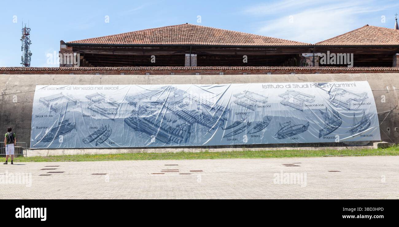 Inforgaphic showing history of the medieval Naval shipyard and armoury ...