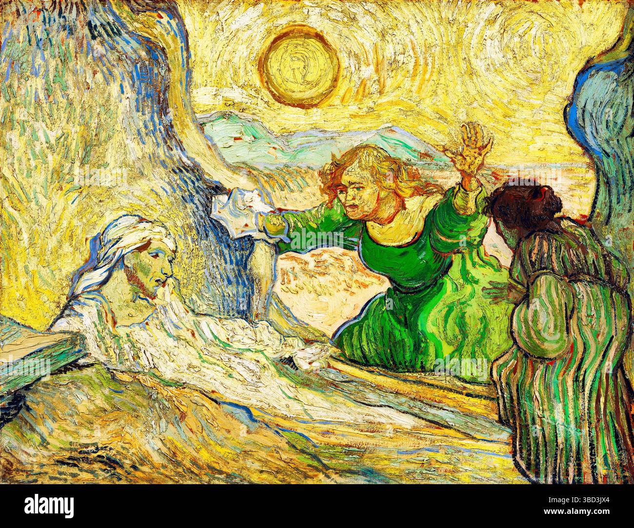 Van Gogh's 1890 reimagining of Rembrandt's Lazarus - a dramatic ...