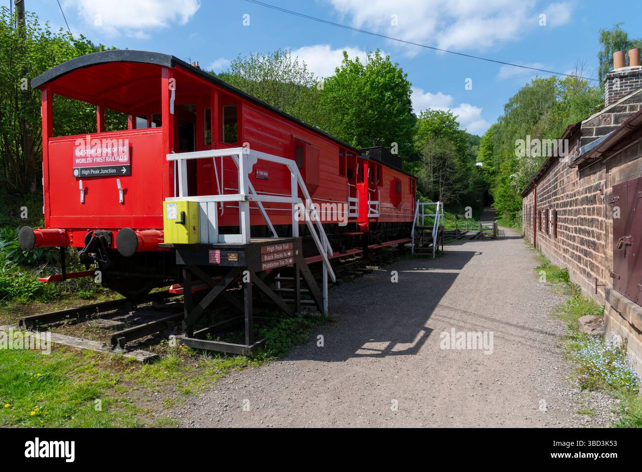 High Peak Junction visitor centre at Cromford near Matlock, Derbyshire ...