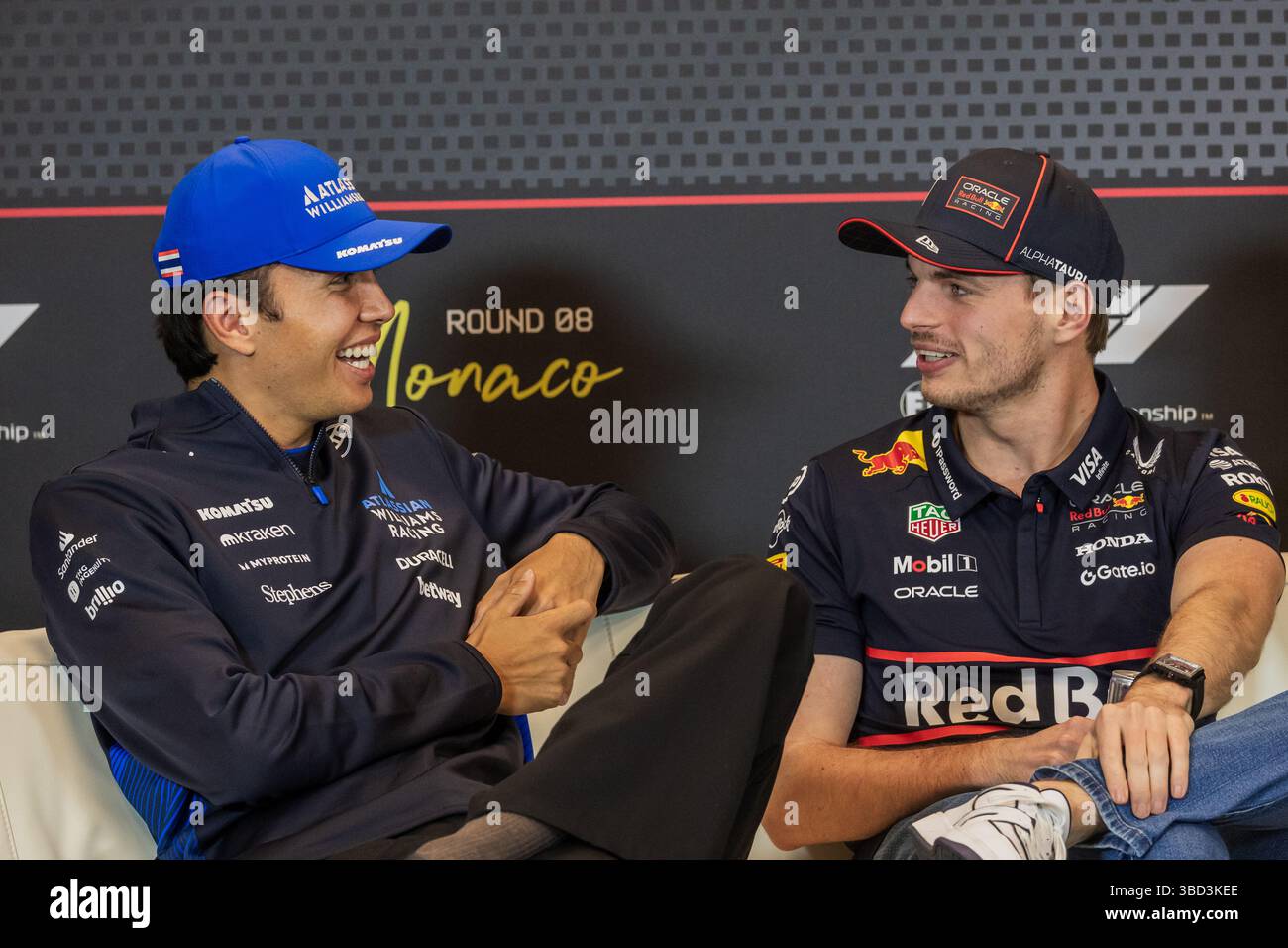 Circuit de Monaco, Monte-carlo, Monaco. 22.May.2025; Max Verstappen and ...