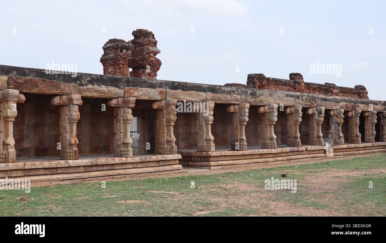 Beautifully Carved Pillars of Vijayanagara Style Shri Madhavaraya Swamy ...