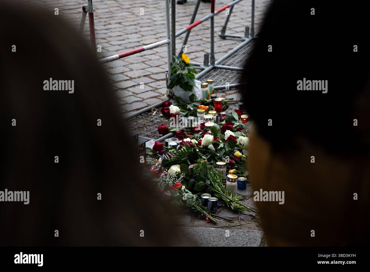Dozens gathered outside the Israeli Embassy in Berlin on Thursday, May ...