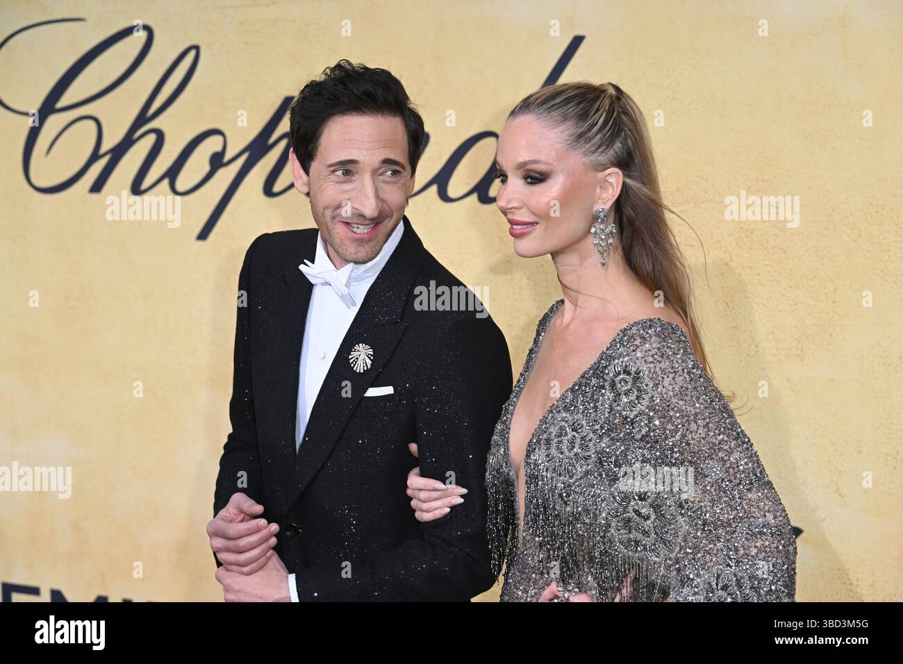 Adrien Brody and Georgina Chapman attends the 31st edition of the amfAR ...