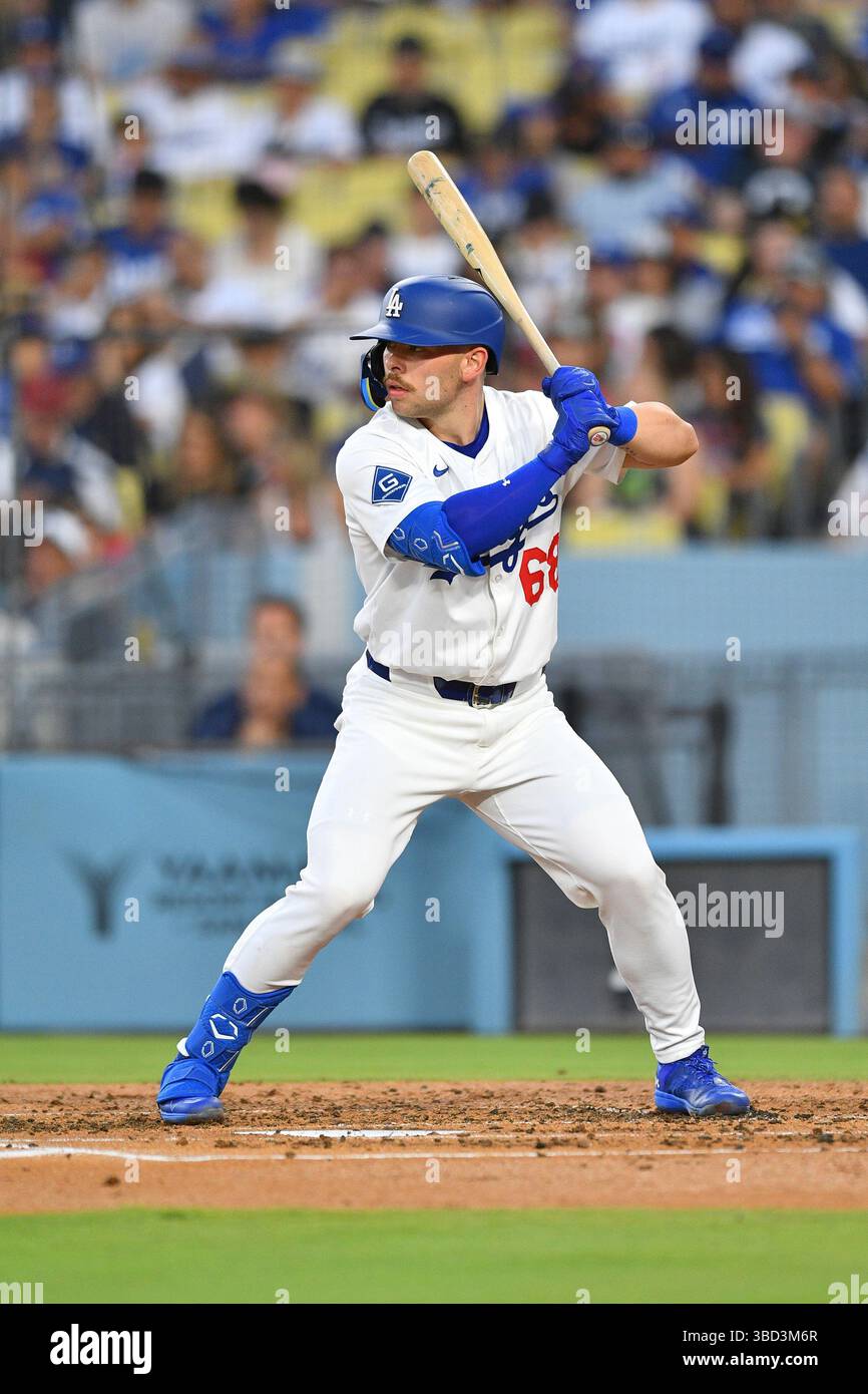 LOS ANGELES, CA - MAY 21: Los Angeles Dodgers catcher Dalton Rushing ...