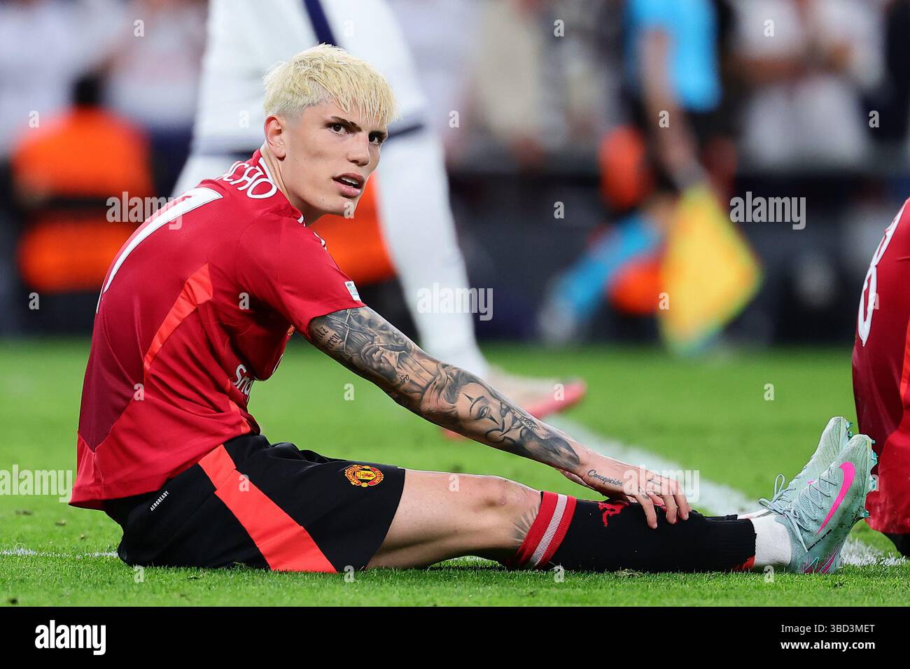 Alejandro Garnacho of Manchester United during the 2024/2025 Europa ...