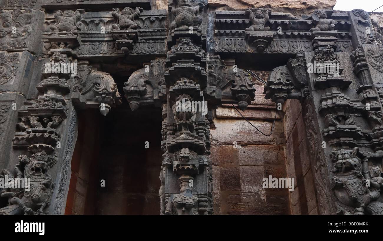 Beautifully Carved Sculptures Hindu Deities on the Sri Chintala ...