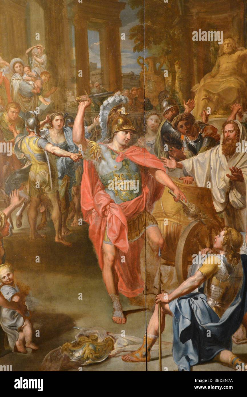 The cutting of the Gordian Knot is an Ancient Greek legend associated ...