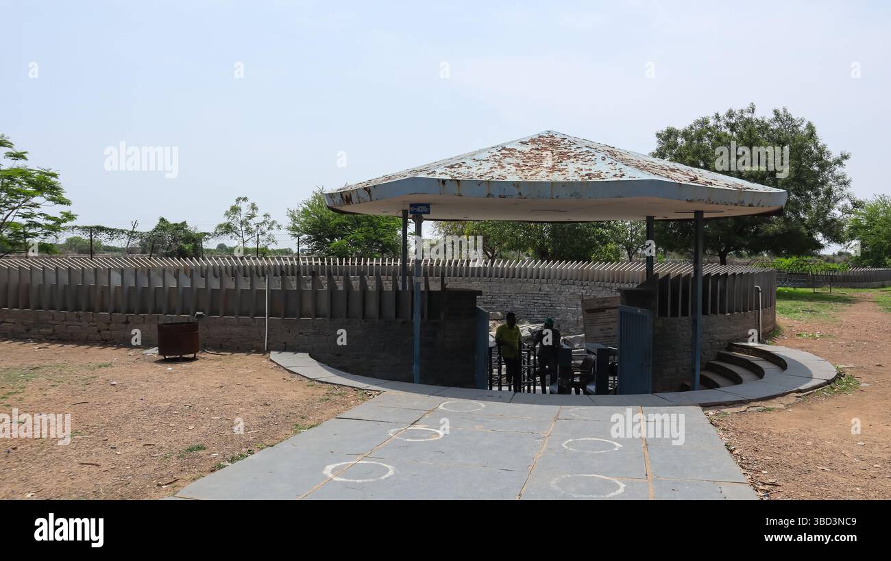 Entrance of Belum Cave, the Largest and Longest Cave of India ...