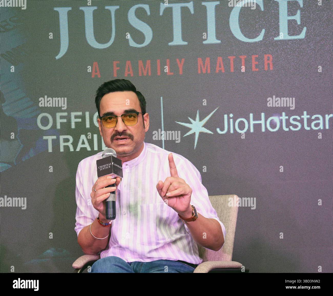 Patna, India. 22nd May, 2025. PATNA, INDIA - MAY 22: Bollywood actor Pankaj Tripathi during ...