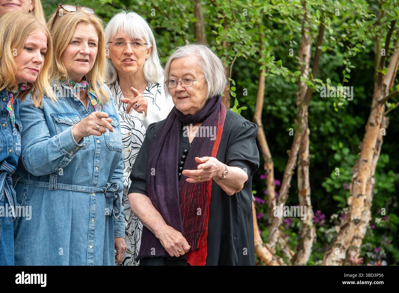 Chelsea, London, UK. 19th May, 2025. Baroness Hale of Richmond (black ...