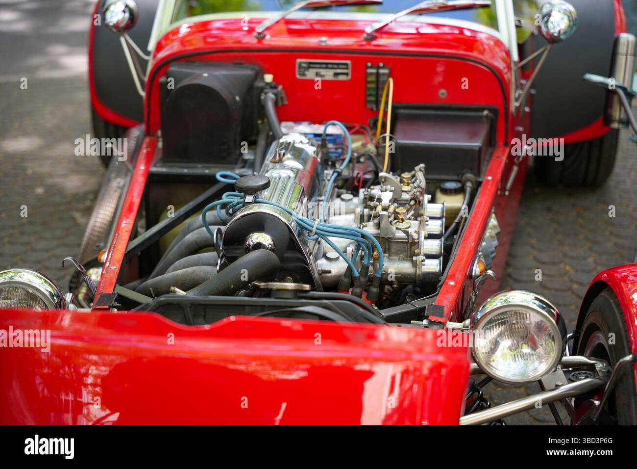 Germany Berlin May 11, 2025. General view of the engine compartment ...