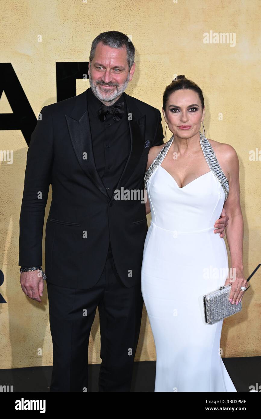 Mariska Hargitay attends the 31st edition of the amfAR Gala during the 78th Cannes Film Festival ...