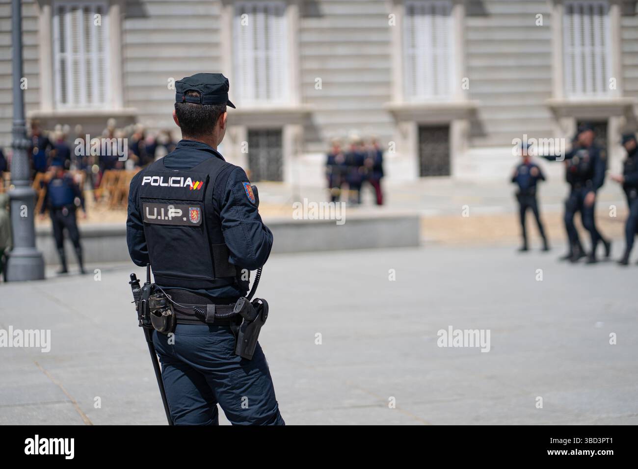 Description: 2024, May, 1; Madrid, Spain. An agent of the of the ...