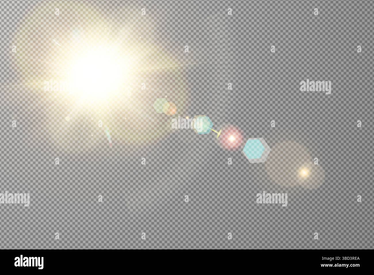 Lens flare effect hi-res stock photography and images - Alamy