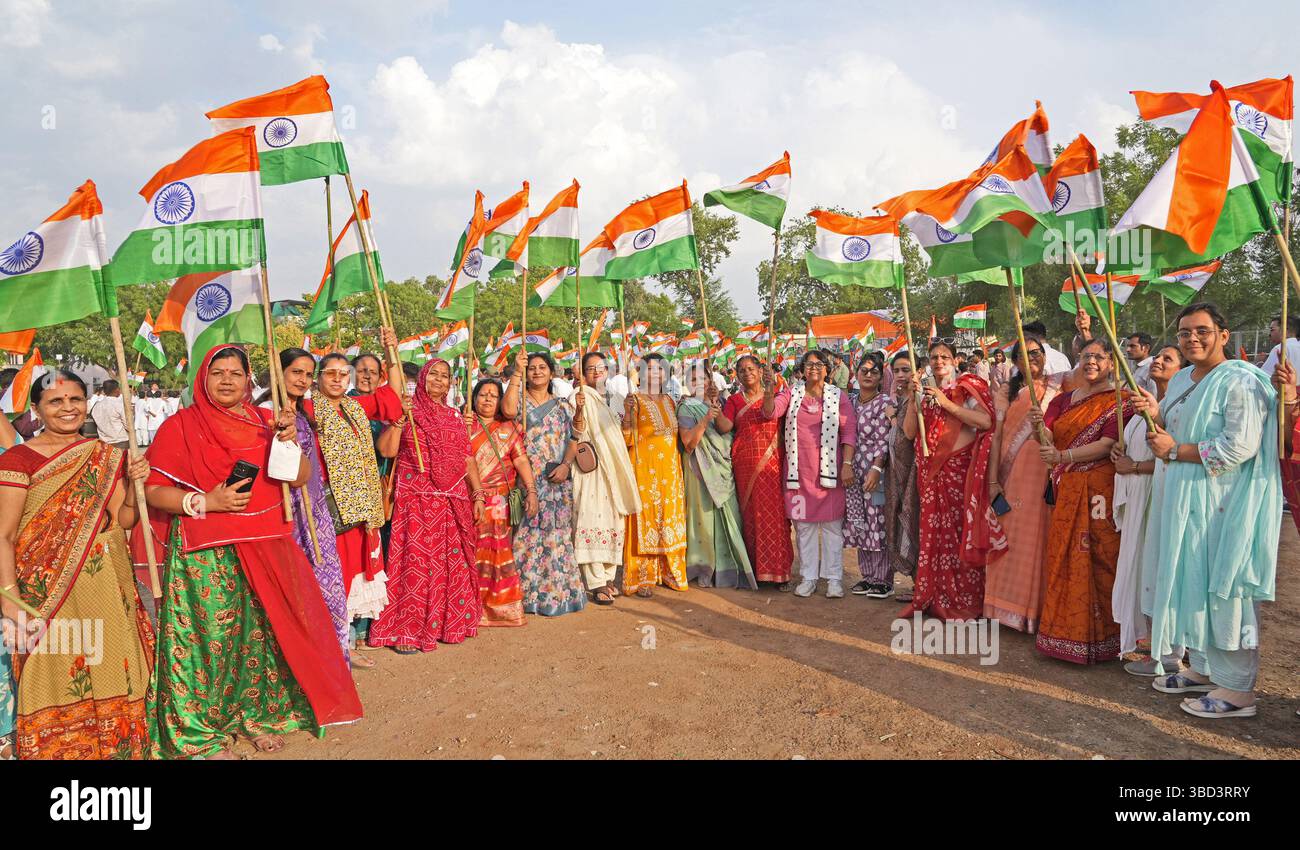 Bhilwara, Rajasthan, India, May 20, 2025: BJP women workers hold ...