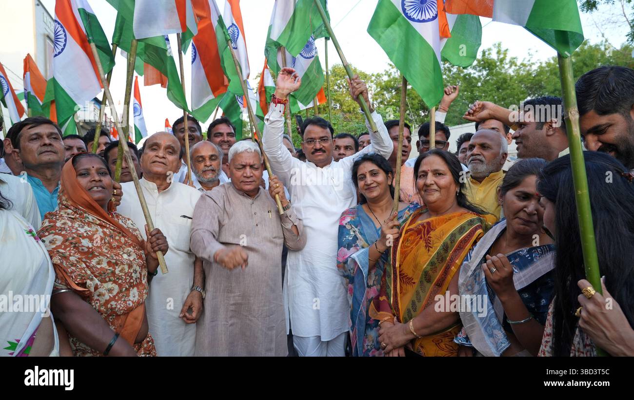 Bhilwara, Rajasthan, India, May 20, 2025: Rajasthan Deputy CM Premchand ...