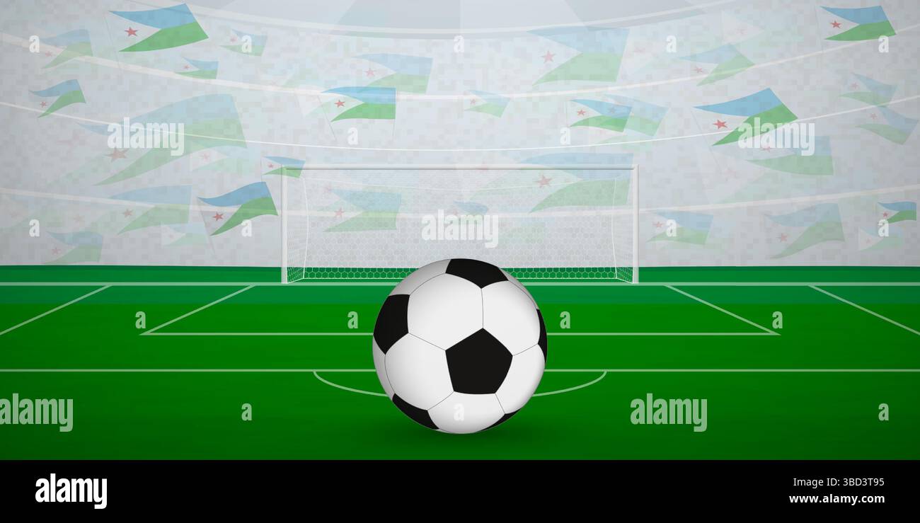 Football soccer supporters crowd flag flags Stock Vector Images - Alamy