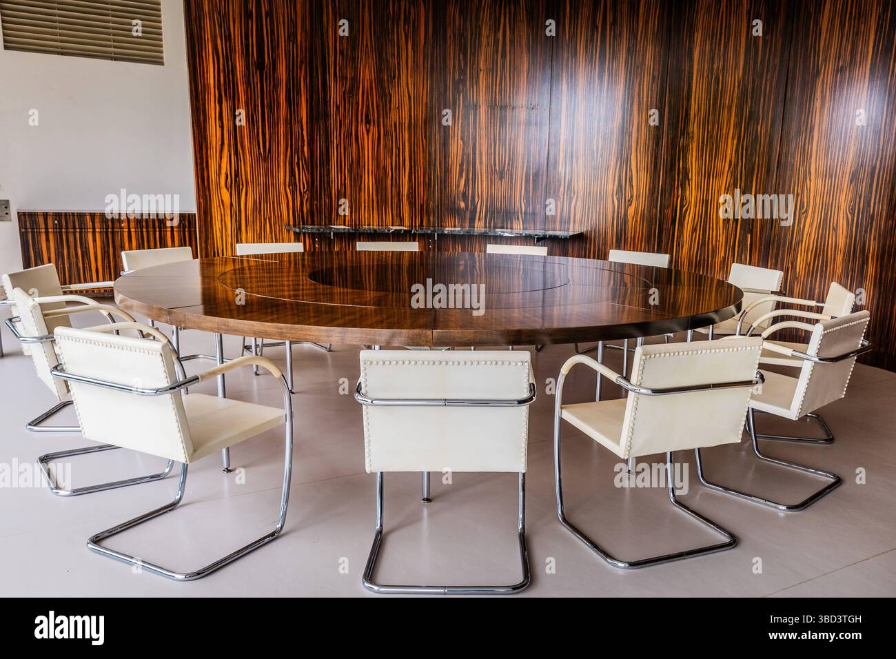 VILLA TUGENDHAT Interior of Villa Tugendhat, designed by the German ...