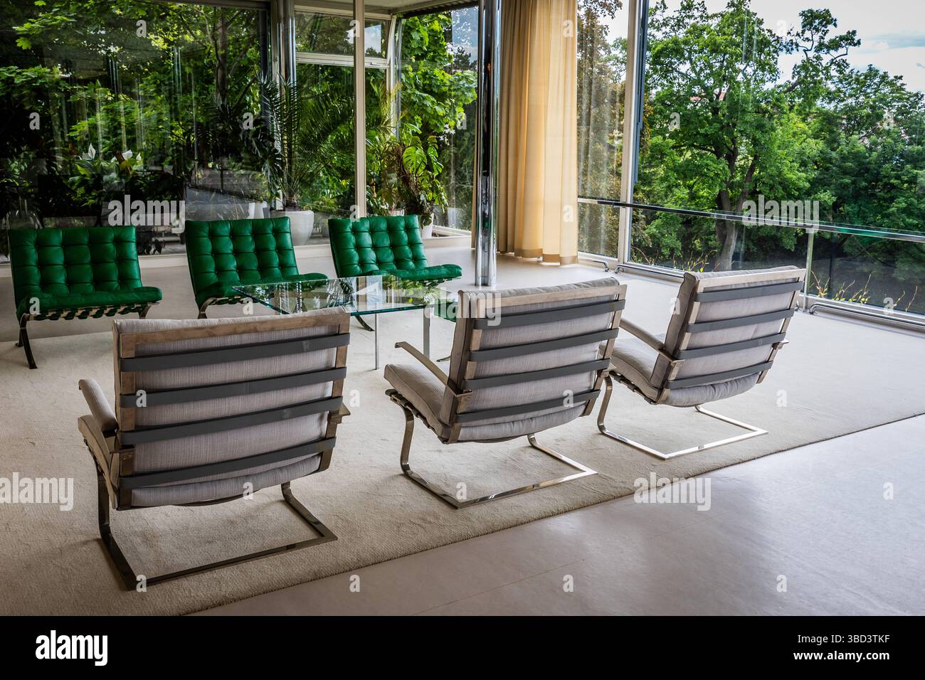 VILLA TUGENDHAT Interior of Villa Tugendhat, designed by the German ...
