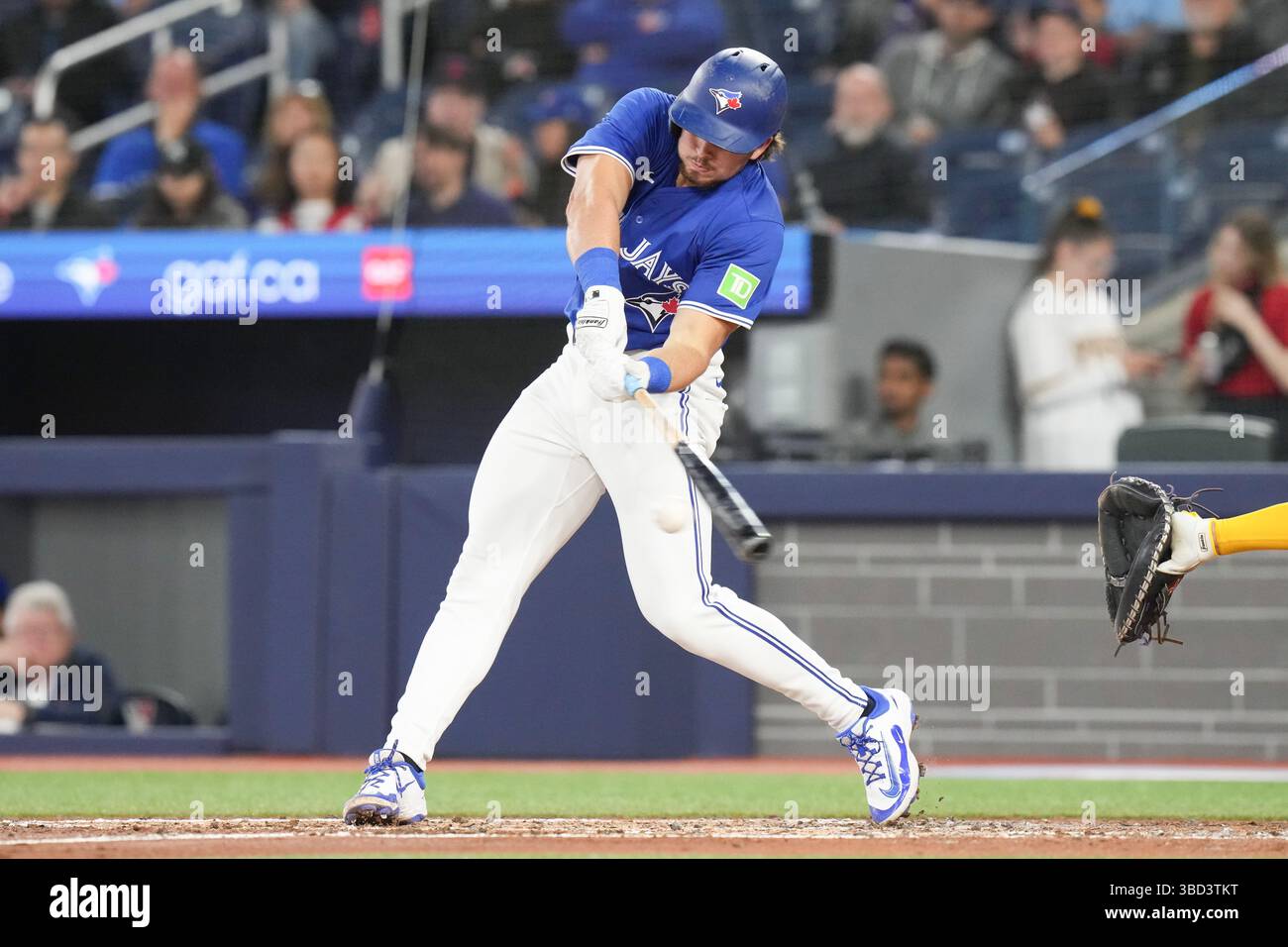Toronto, Canada. 22nd May, 2025. Toronto Blue Jays' Addison Barger (47 ...