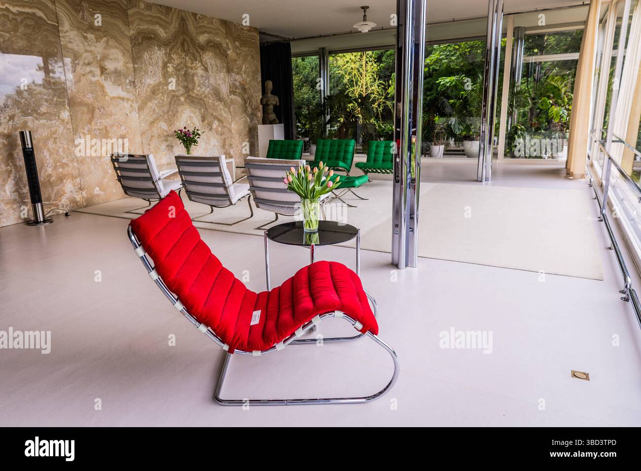 VILLA TUGENDHAT Interior of Villa Tugendhat, designed by the German ...