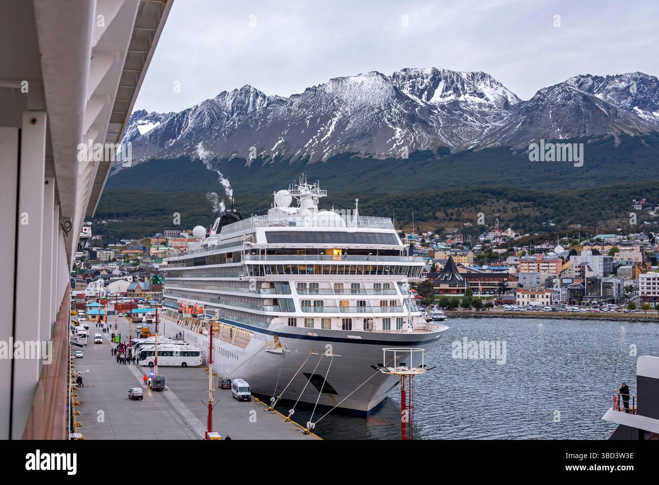 Port activities at Ushuaia. Land of Fire, in The End of the World ...