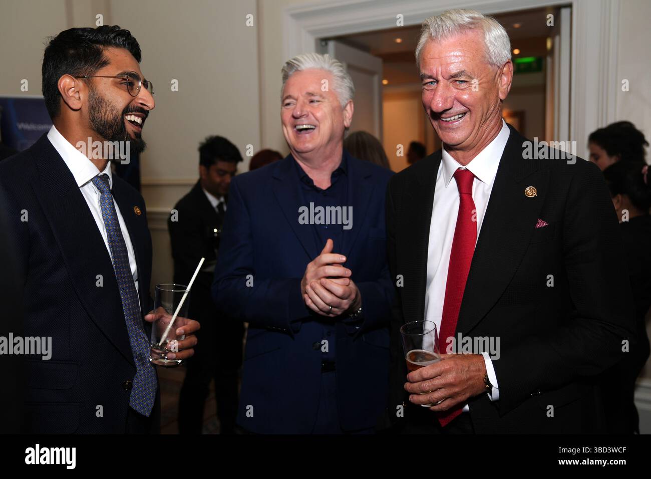 Ian Rush (right) during the FWA Footballer of the Year dinner at the ...