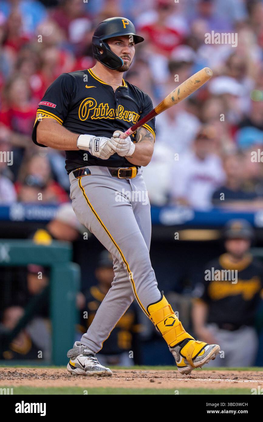 Pittsburgh Pirates' Adam Frazier in action during a baseball game ...