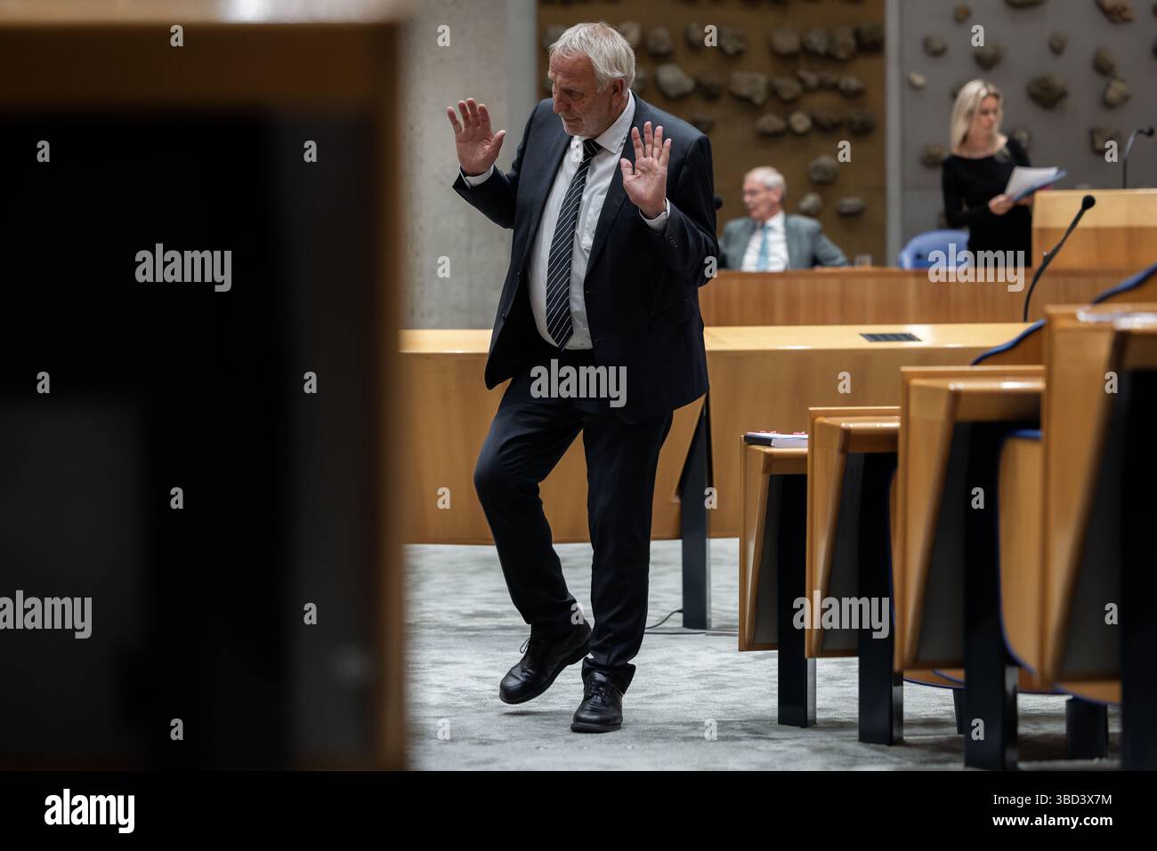 DEN HAAG - Harm Holman (NSC) during a debate in the Lower House on the ...
