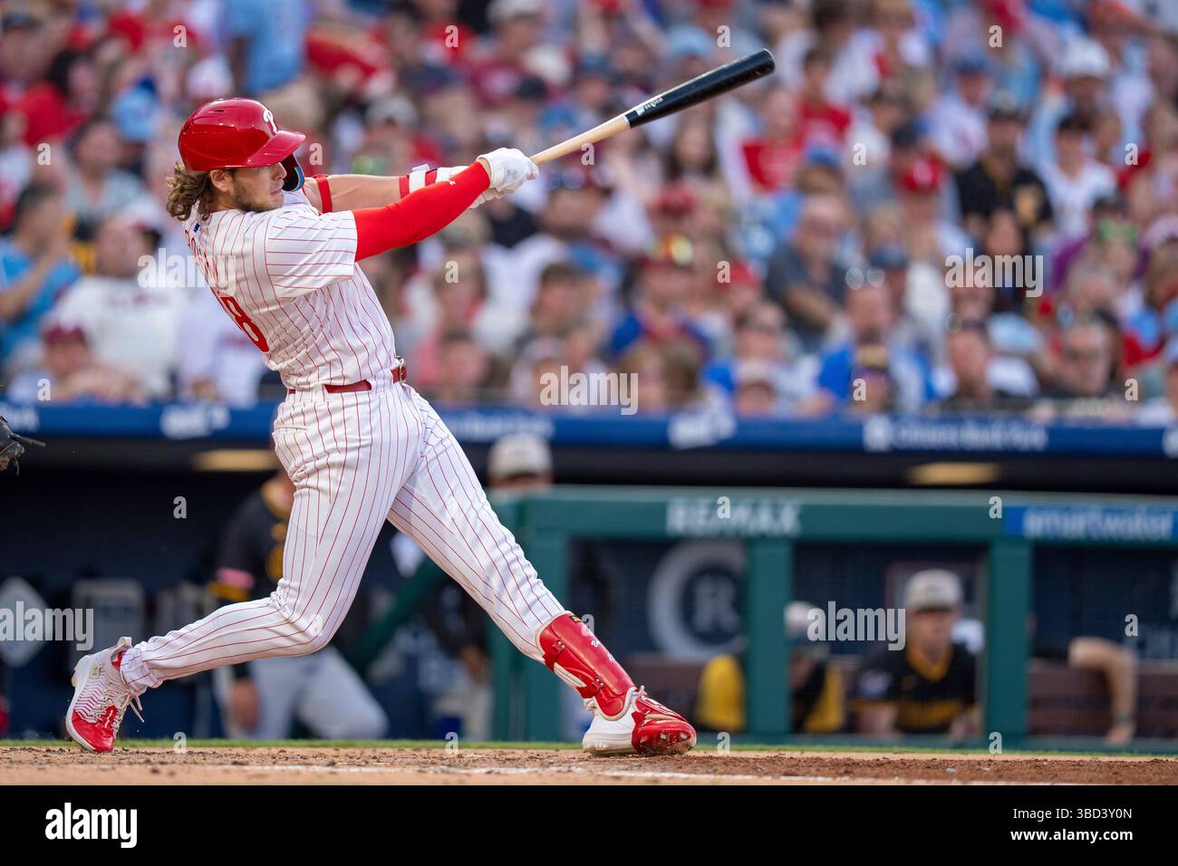 Philadelphia Phillies' Alec Bohm in action during a baseball game ...