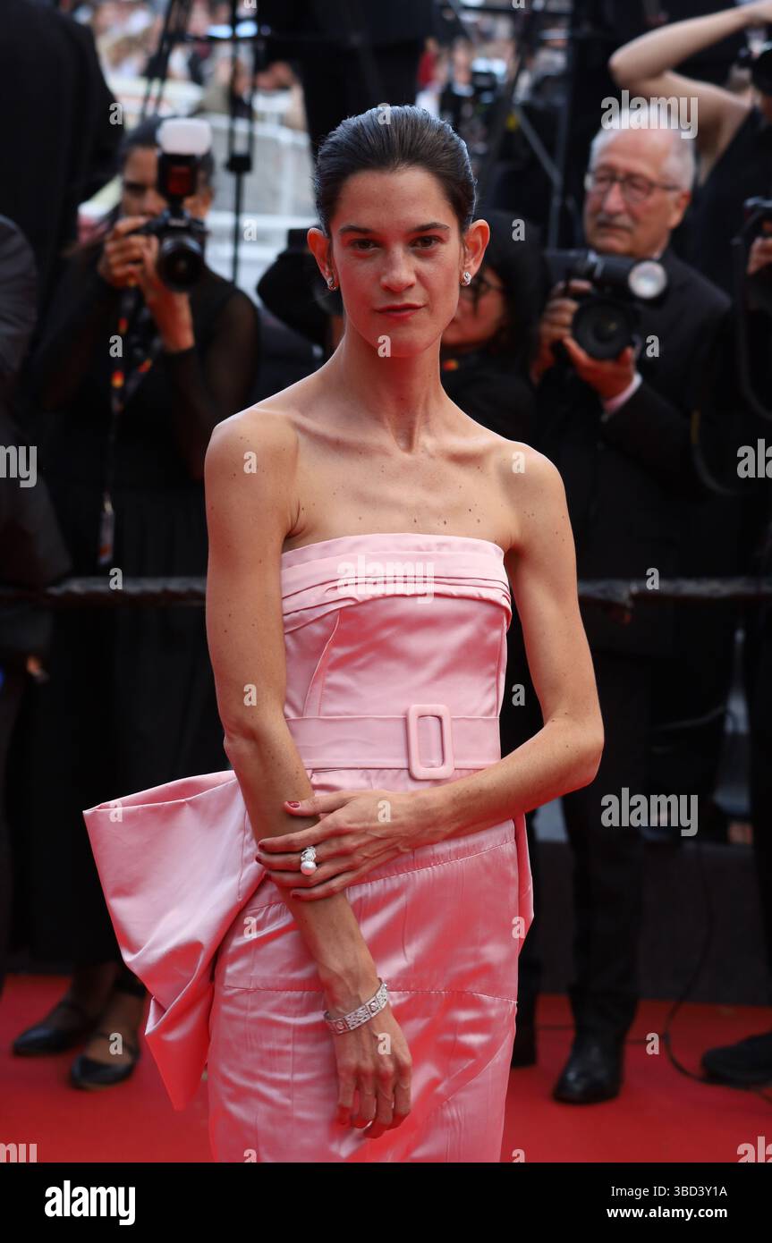Cannes, France, 22nd May, 2025. Suzanne Lindon arriving on the red ...
