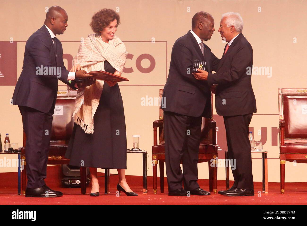 UNSECO Felix Houphouet-Boigny Peace Prize award ceremony in Abidjan ...