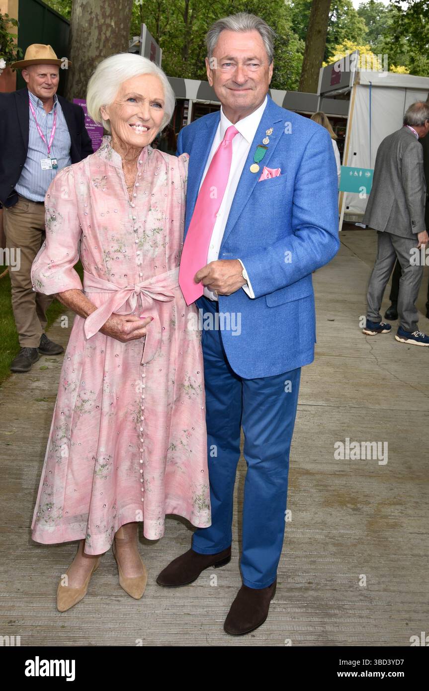 Mary Berry and Alan Titchmarsh at the 2025 RHS Chelsea Flower Show, The ...