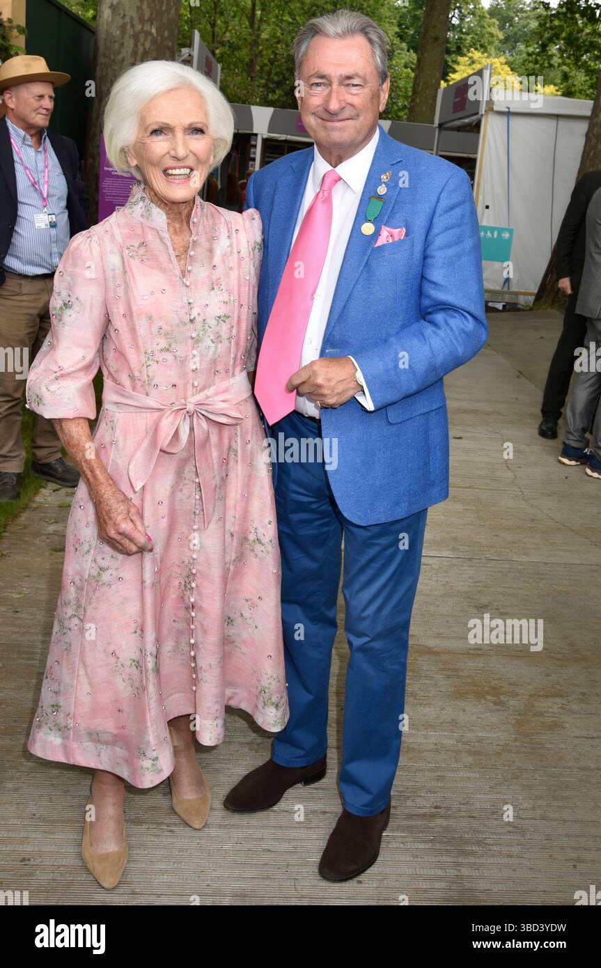 Mary Berry and Alan Titchmarsh at the 2025 RHS Chelsea Flower Show, The ...