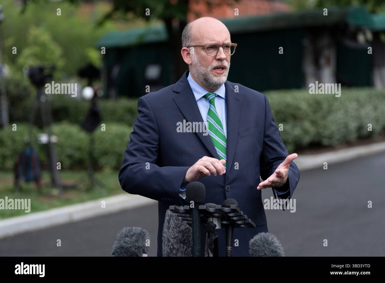 Washington, Vereinigte Staaten. 21st Apr, 2025. Russell Vought ...
