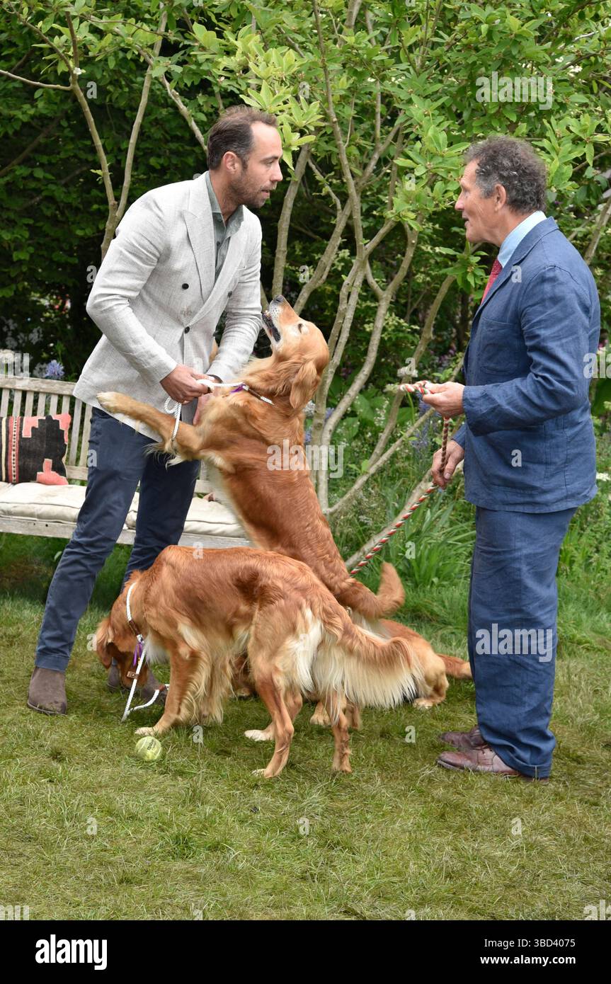 19 May 2025. London, UK. Monty Don & James Middleton at the 2025 RHS ...