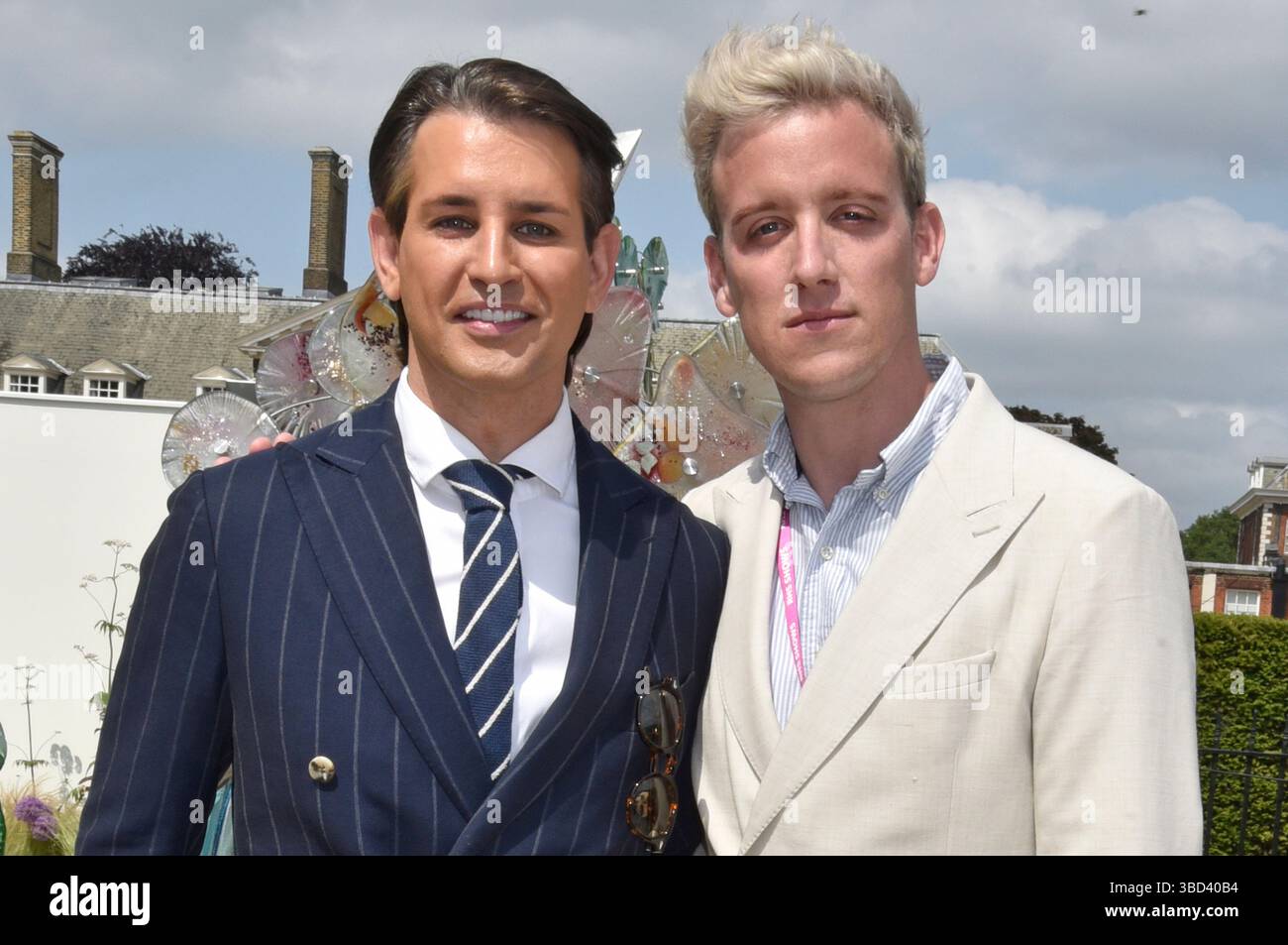 19 May 2025. London, UK. Ollie Locke and Gareth Locke at the 2025 RHS ...