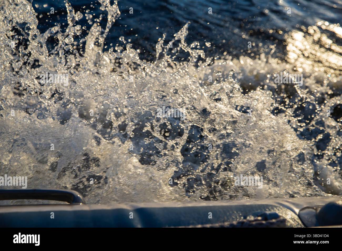 Sunlight lake motion adventure wave splash water hi-res stock ...