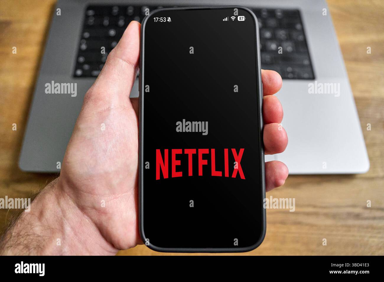 Bavaria, Germany - May 22, 2025: PHOTOMONTAGE, home screen of the ...