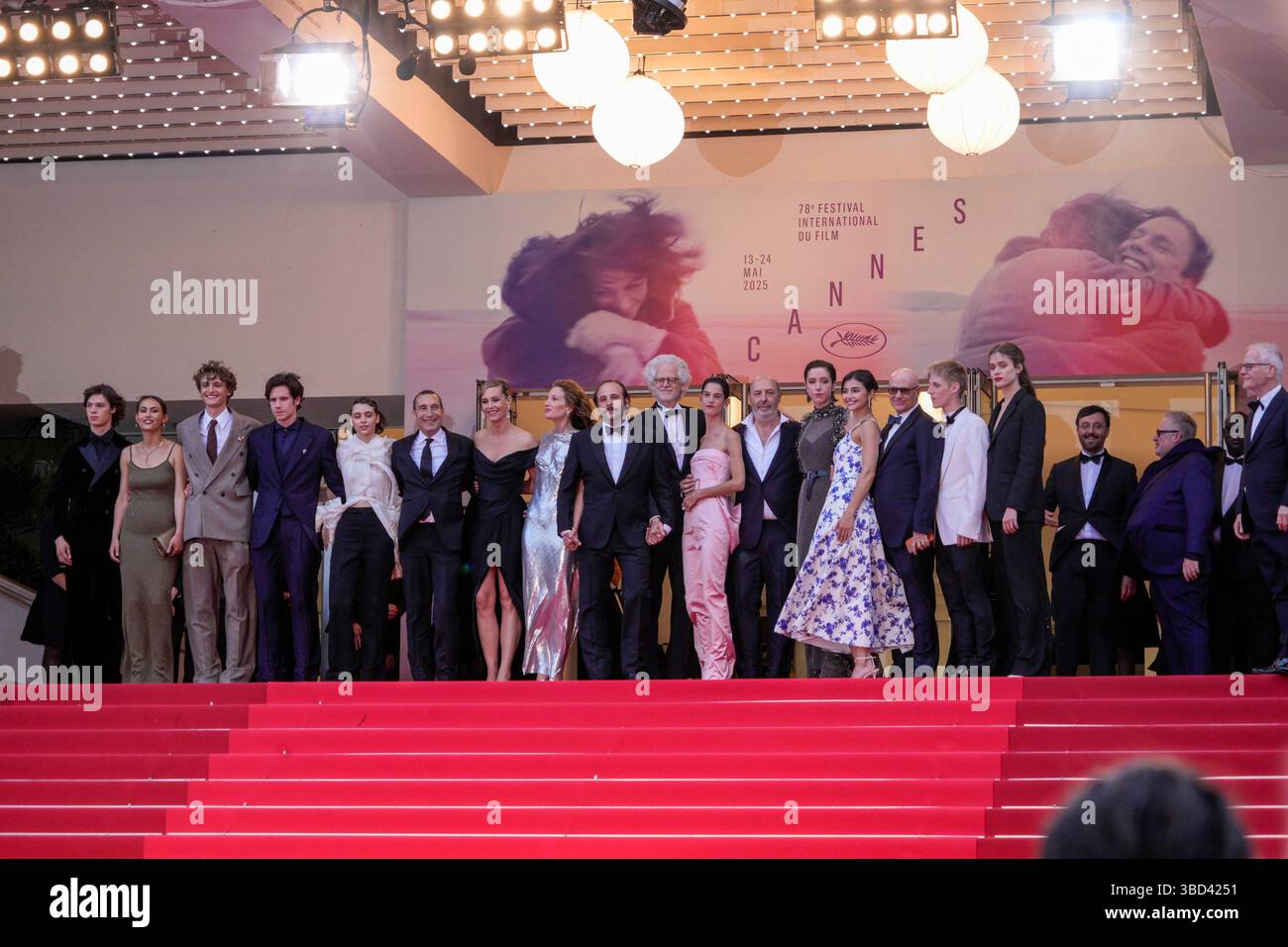 Cannes, France. 22nd May, 2025. Santiago Amigorena, Paul Kircher ...