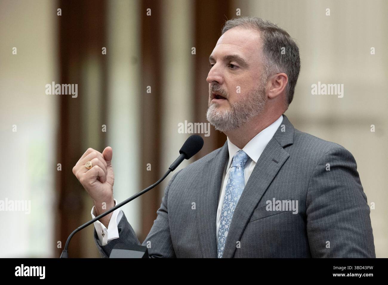 Austin Texas USA, May 21 2025: State Rep. MITCH LITTLE (R-Lewisville ...