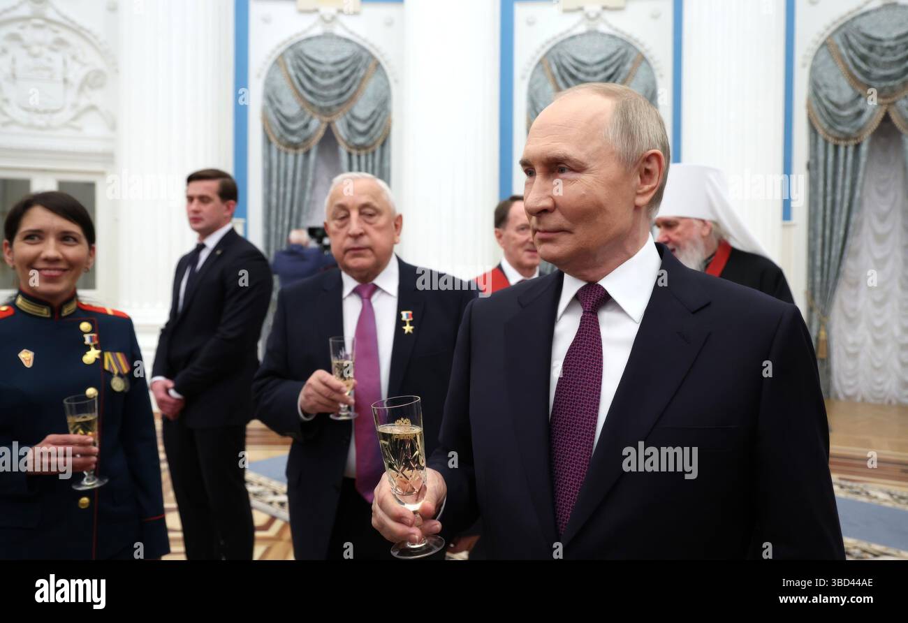 Moscow, Russia. 22nd May, 2025. Russian President Vladimir Putin ...