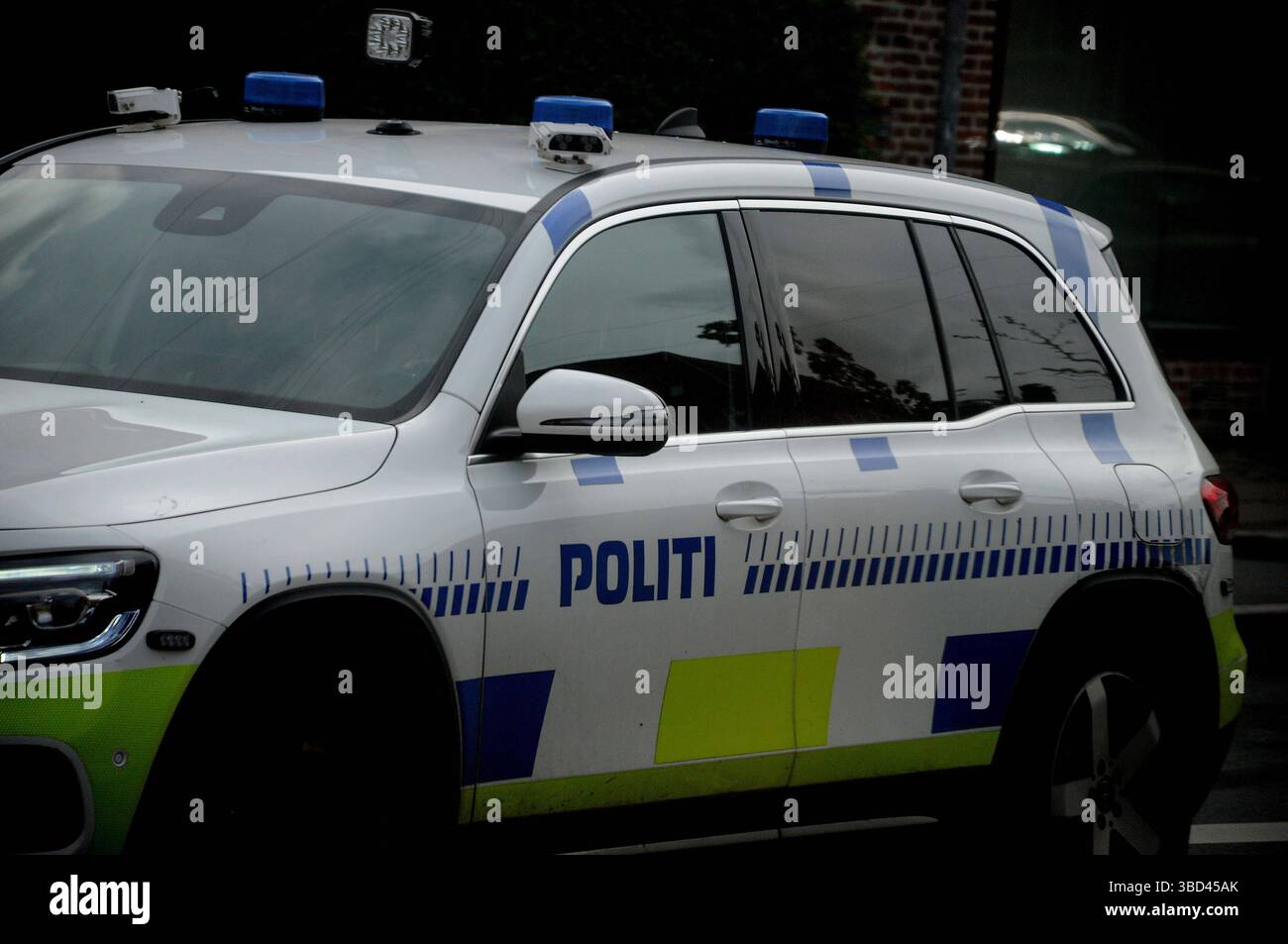 Copenhagen/ Denmark/202AY 2025/Danish police officers auto in danish ...