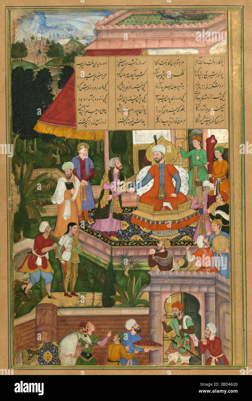 On this folio from Walters manuscript W.624, when the brave captive ...