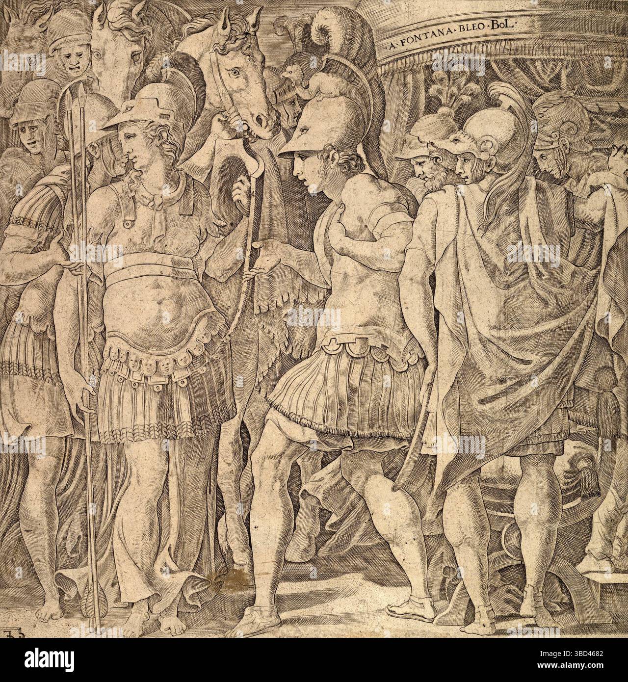 The Amazon Queen Thalestris in the Camp of Alexander the Great, by ...