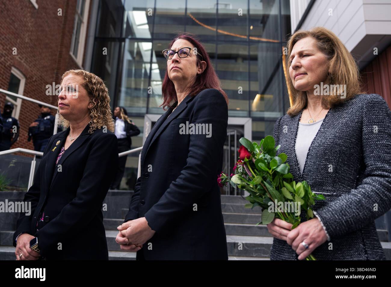 UNITED STATES - MAY 22: From left, Reps. Debbie Wasserman Schultz, D ...