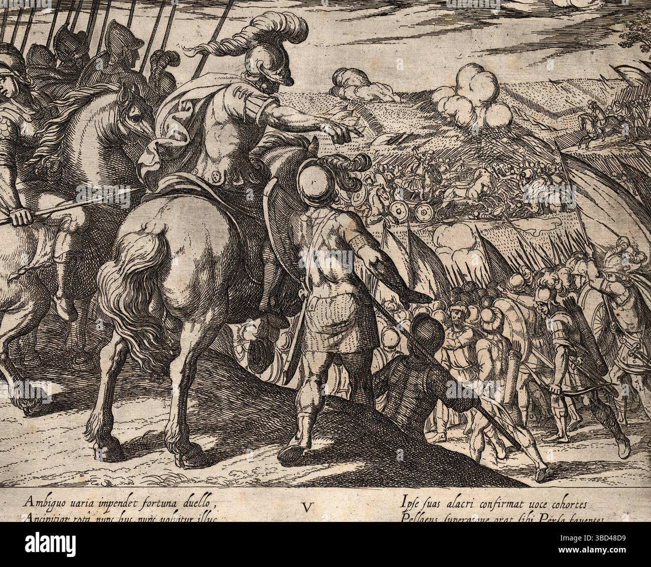 Plate 5: Alexander Directing a Battle, from The Deeds of Alexander the ...