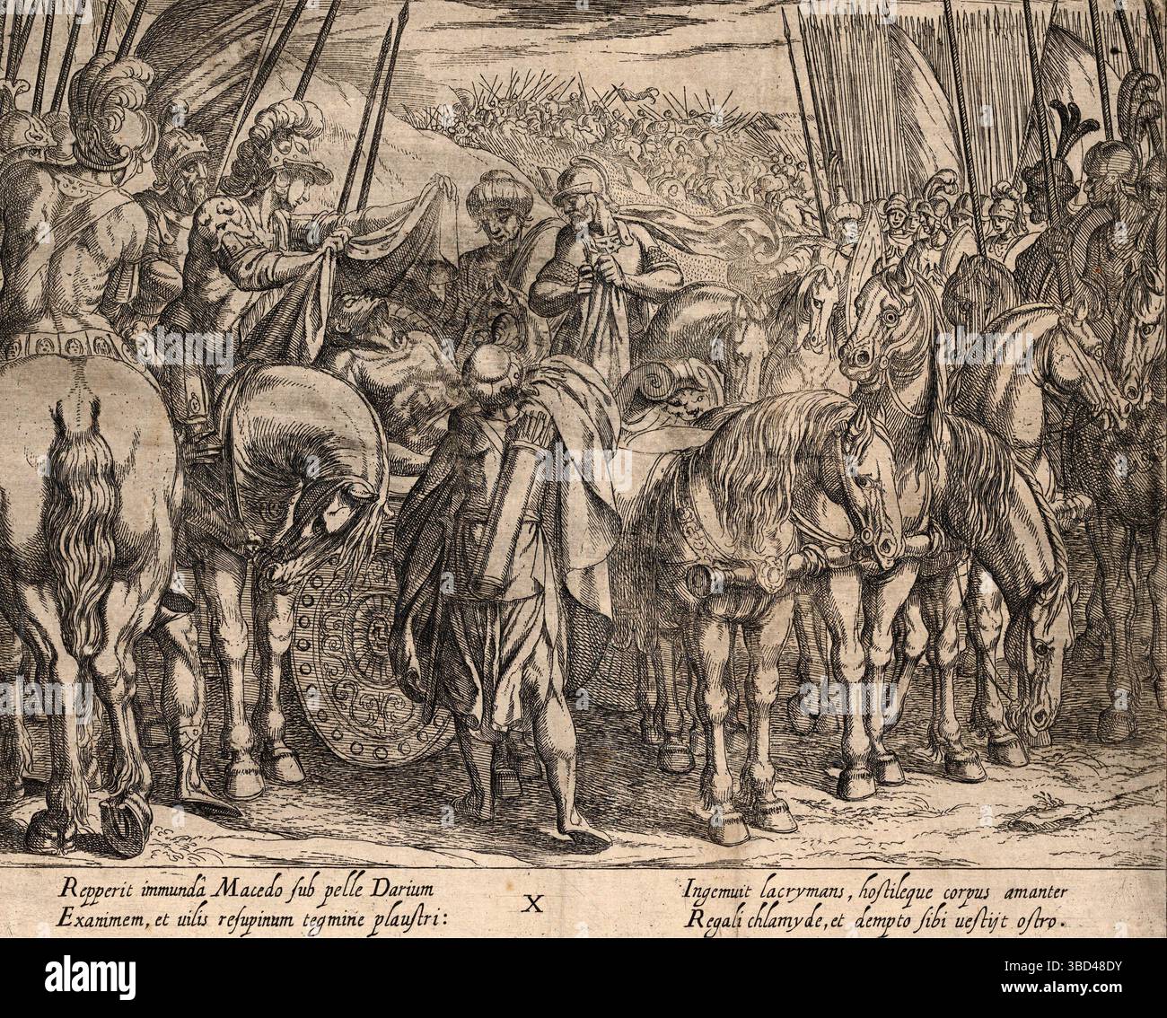 Alexander the Great with the corpse of Darius by an unknown artist. In ...